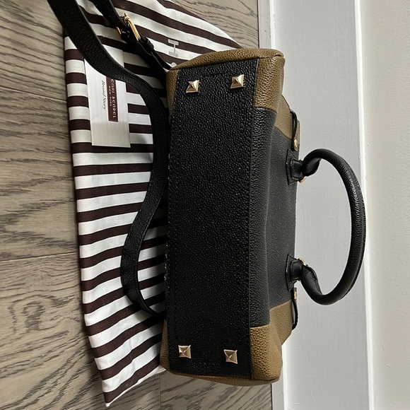 henri bendel | Bags | Henri Bendel Leather Grommet Satchel | Poshmark